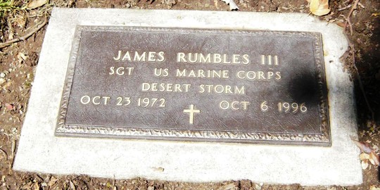 James Rumbles III (Deceased), Claremont, CA California