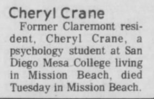 cheryl crane partner